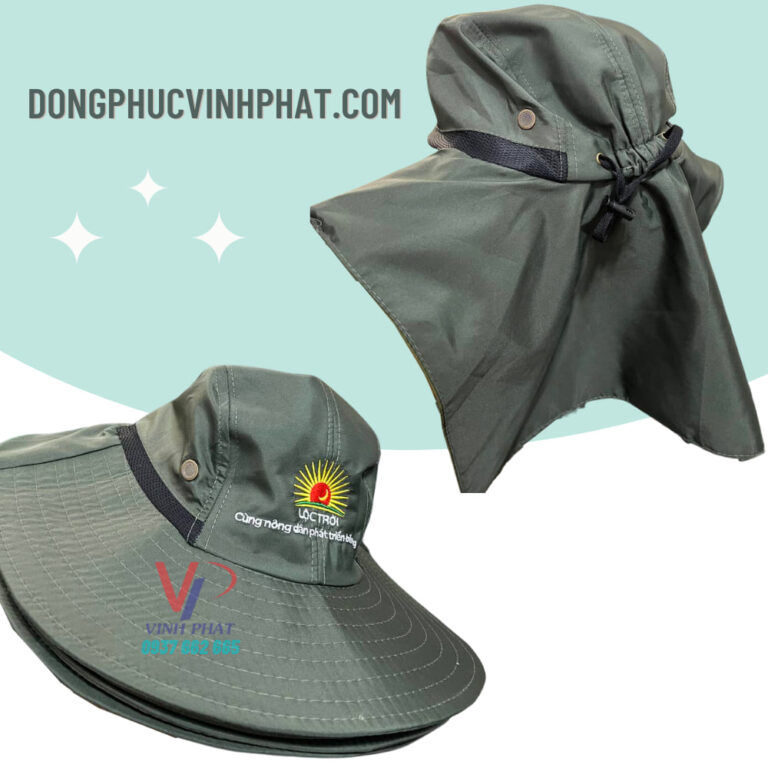 Nhận làm nón tai bèo vành rộng bảo hộ lao động cho các đơn vị doanh ...